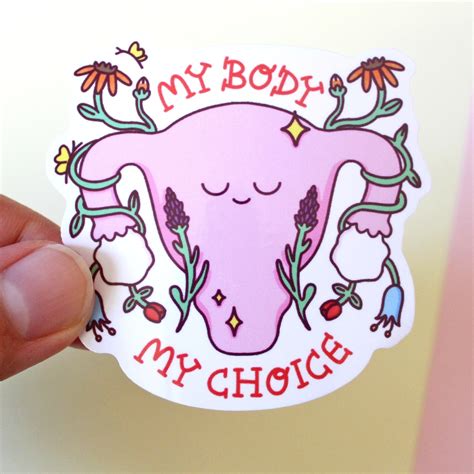 My Body My Choice Stickers Rsticker