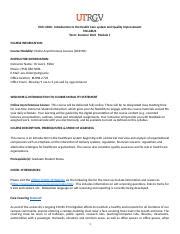 Syllabus HSIN 6300 Intro To Health Care System SU1 2021 Docx HSCI 6300 Introduction To The