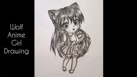 Anime Wolf Girl Drawing Easy