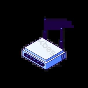 Wifi Router Black Color With Blue Signal Indicators Png Images Psd Free Download Pikbest