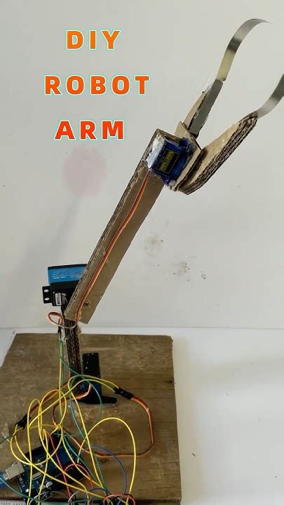 How To Build A Robot Arm With Arduino Arduinoproject Youtube