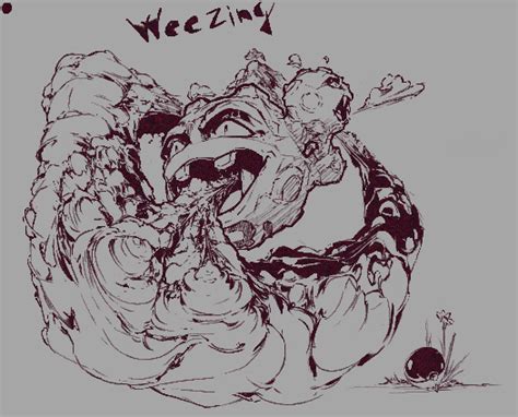 Weezing Made By Me Rpokemonart