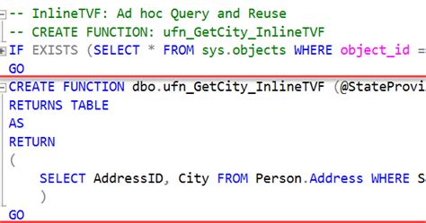 德瑞克：sql Server 學習筆記 Sql Server Execution Plan Of Inline Tvf Is The