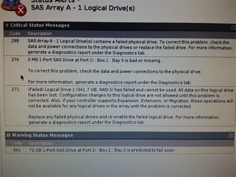 Failed Logical Drive Hardware Spiceworks Community