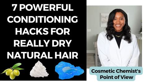 7 Powerful Conditioning Hacks For Really Dry Natural Hair Youtube