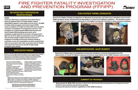 Fire Fighter Fatalit Y Investigation And Prevention Program Fffipp