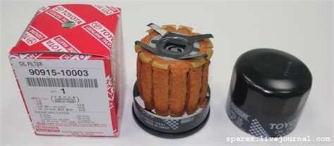 9091510003 Фильтр масляный TOYOTA LEXUS | Запчасти на DRIVE2