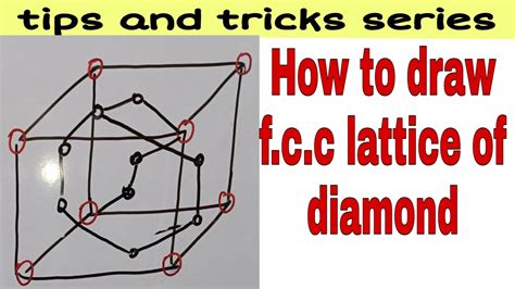 How To Draw Diamond Lattice Structure