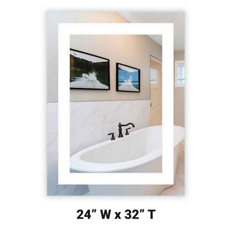Shop Rectangular Front Lighted Led Mirrors Baños