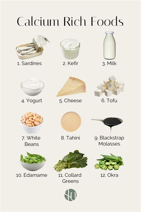12 Foods High In Calcium Stephanie Kay Nutrition