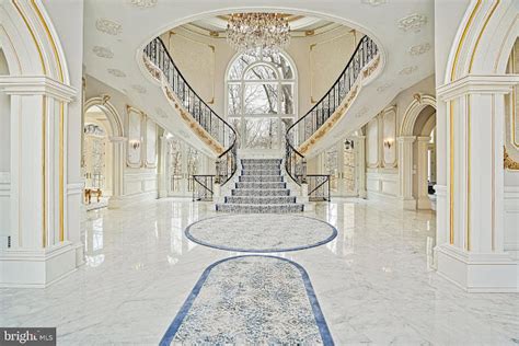 16000 Square Foot French Inspired Stone Mansion In Potomac Md The
