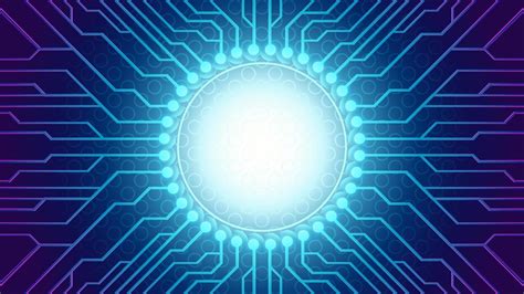 Abstract Technology Background Circuit Board Technology Tree Pattern Vector Illustration Sci