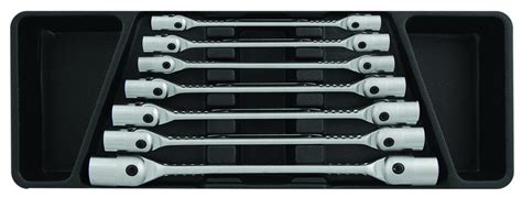 Hinged Socket Wrench Set 7 Pieces Professional Valkenpower