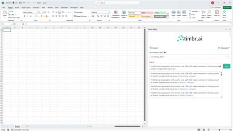 empowering excel users to retrieve data with natural language timbr ai