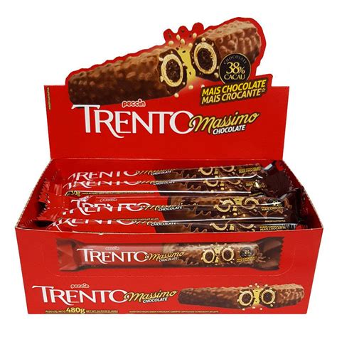Chocolate Trento Massimo Com Flocos C16 Peccin Mania Pingo De Mel