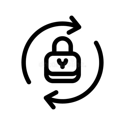 Reset Password Icon Vector Symbol Design Illustration Stock Vector
