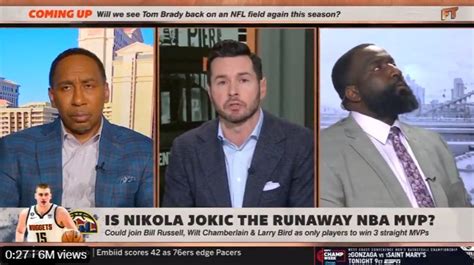 Stephen A Smith Quiet As A Mouse As JJ Redick And Kendrick Perkins