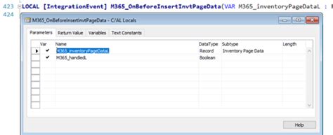 Event Request Codeunit New Event In Function