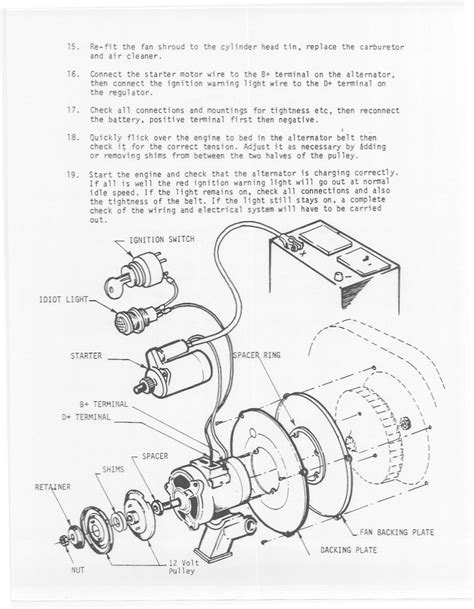 Alternator Kit And Wiring Instructions For Vw Bug And Dune Buggy