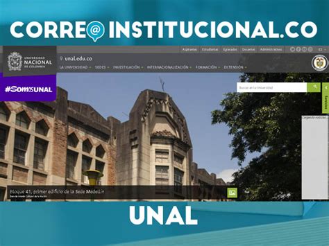 Correo Institucional UNAL Cómo ingresar iniciar sesión