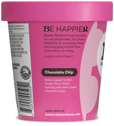 Baskin Robbins® Chocolate Chip Ice Cream Pint 14 Oz Kroger