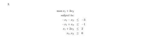 Solved Solve The Following Problems Using The Simplex Method Chegg