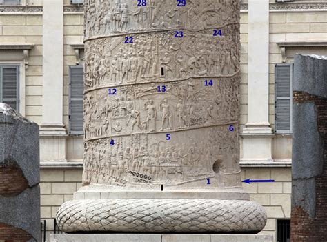 Trajans Column Scenes I Xxi 1 21 Trajans Column In Rome