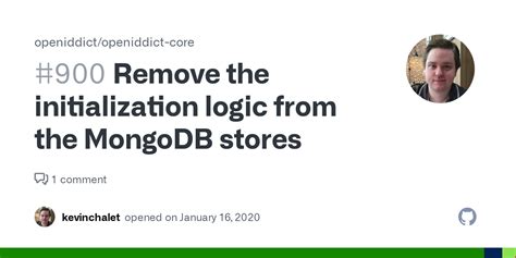 Remove The Initialization Logic From The MongoDB Stores Issue 900
