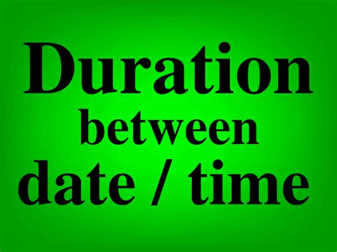 Calculate Duration Between Times And Dates Time Difference In Google
