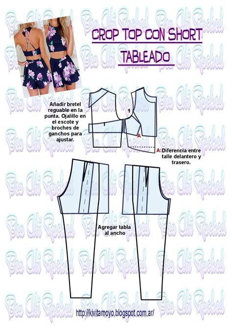 Como DiseÑar Crop Top Y Short