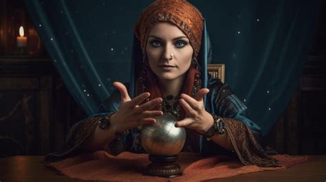 Premium Photo Fortune Teller Generative Ai