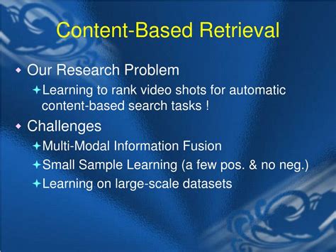 Ppt Video Search Engines And Content Based Retrieval Powerpoint