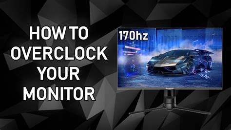 Quick And Easy Guide To Overclock Any Monitor Nvidia Graphics Cards YouTube