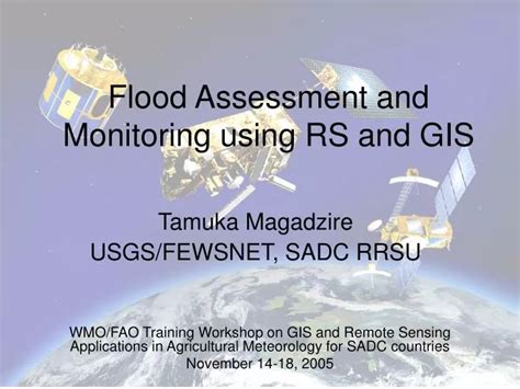Ppt Flood Assessment And Monitoring Using Rs And Gis Powerpoint