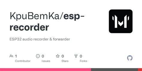 Github Kpubemka Esp Recorder Esp32 Audio Recorder And Forwarder