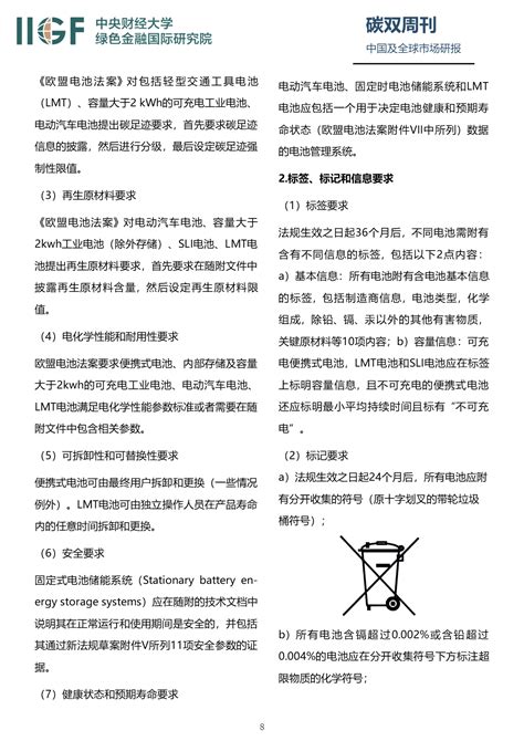Iigf专刊 碳双周刊（2023812 2023825） 中央财经大学绿色金融国际研究院