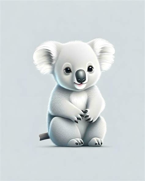 Illustration Of Adorable Cute Baby Koala Bear Stock Photo At Vecteezy