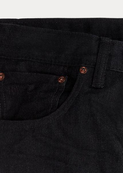 Rrl Slim Fit Black Selvedge Jean Berkeley Supply