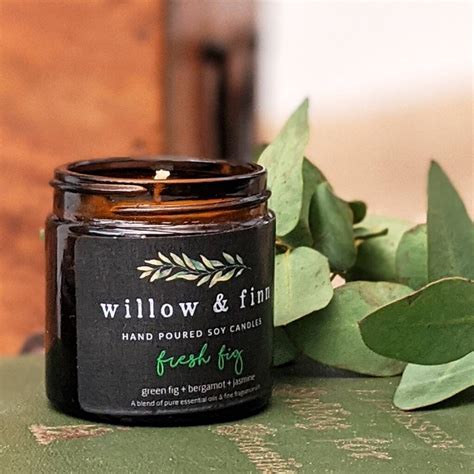 Handmade Soy Wax Candle Fresh Fig Gift By The Danes