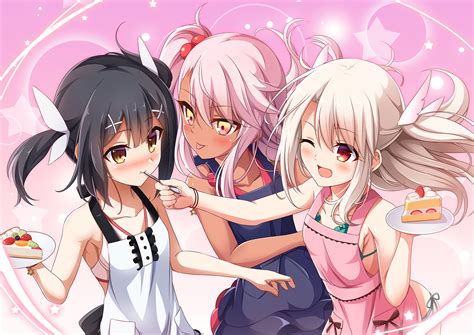 Illyasviel Von Einzbern Chloe Von Einzbern And Miyu Edelfelt Fate