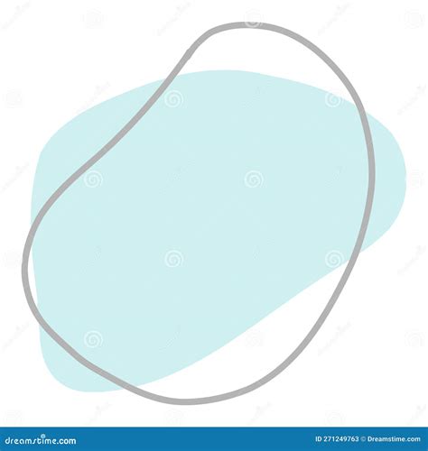 Organic Abstract Fluid Shape Creative Liquid Blob Elements With Curvy