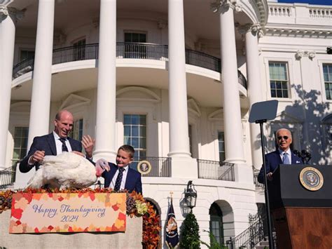 Biden Pardons Peach And Blossom In White House Thanksgiving Turkey
