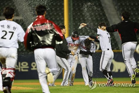 Lg 오지환 끝내기 안타로 승리 연합뉴스