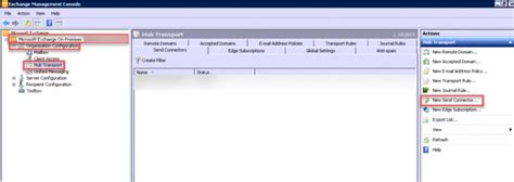 Send Connectors Exchange Spambrella