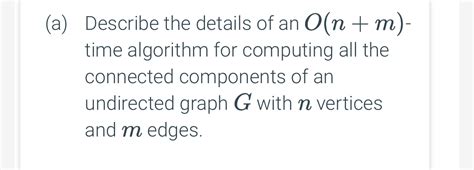 Solved A ﻿describe The Details Of An Onm ﻿time