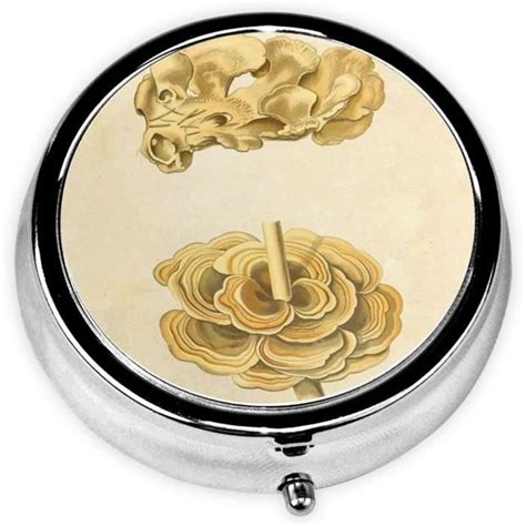 Mini Pilulier Rond Portable Avec Imprimé Champignons Vintage Pour L Extérieur H3125 Cdiscount