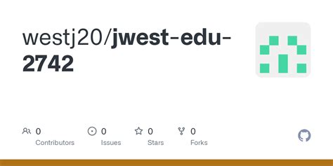 Github Westj20jwest Edu 2742