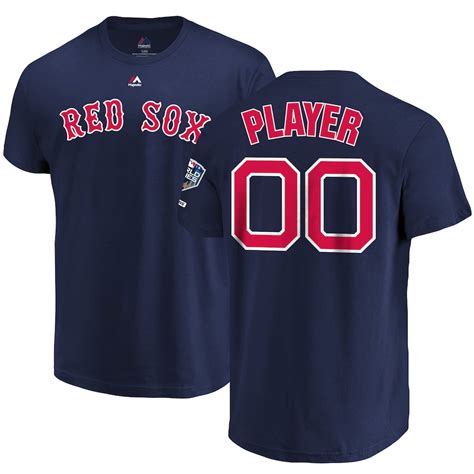 Majestic Boston Red Sox Navy 2018 World Series Champions Custom Name