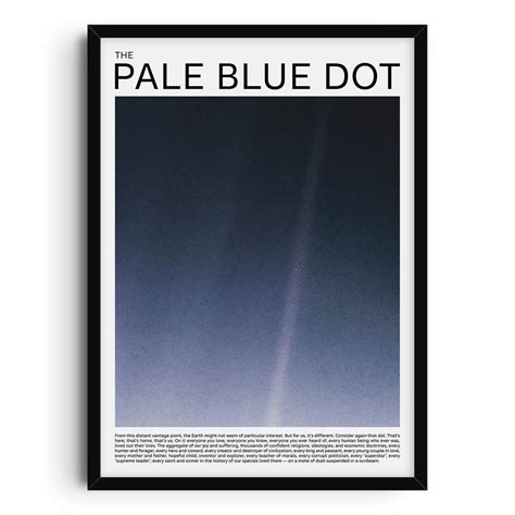 The Story Behind Voyager 1s Iconic Pale Blue Dot Photo Posterjunkies