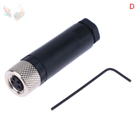 Eoy M8 Sensor Connector Waterproof Malefemale Plug Screw Threaded Plug